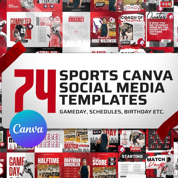 Softball Score Template - Etsy