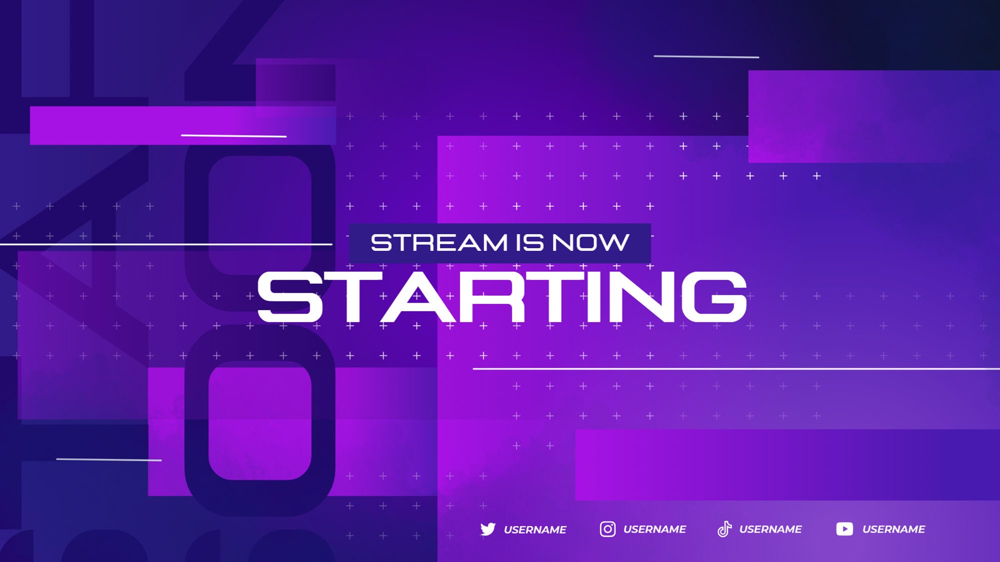 Canva Stream Overlay Design - Etsy