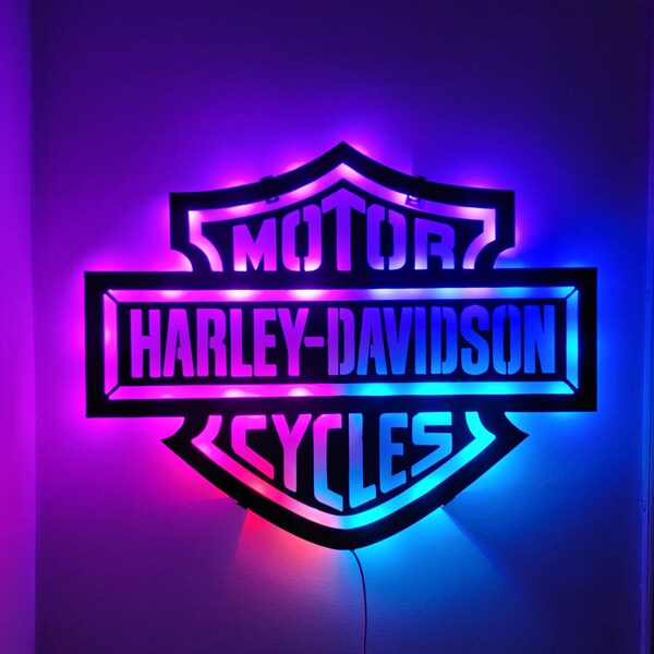 Harley Davidson Sign - Etsy