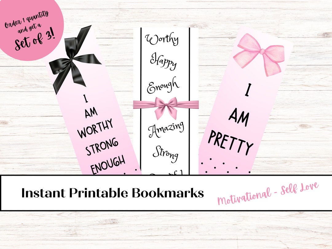 Positive Affirmation, Self Love, I Am Worthy, Strong, Enough, Pretty ...