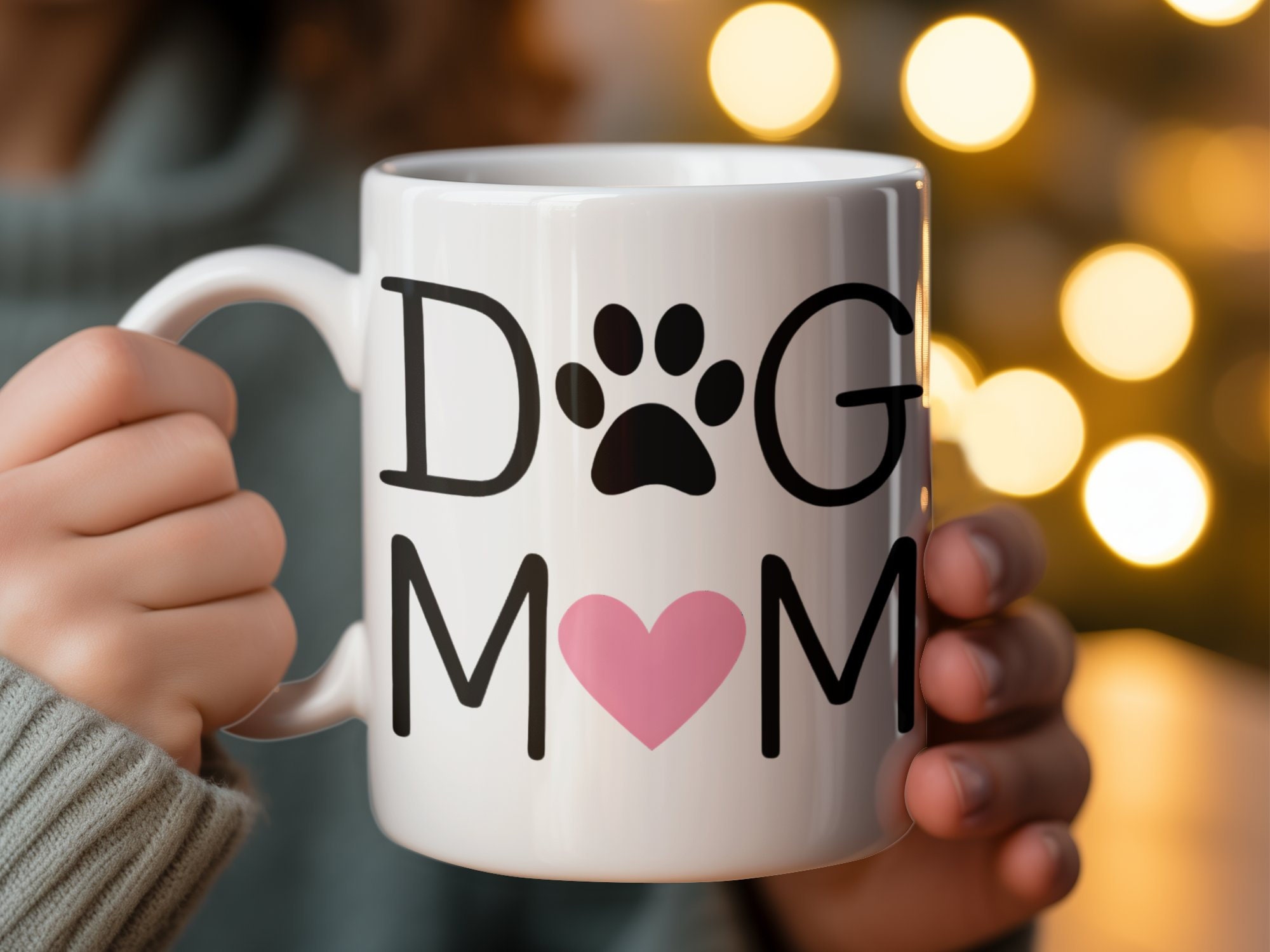 Dog Mom Ceramic Mug, Dog Momma, Fur Mommy, Mug for Dog Lovers, Dog Mom ...