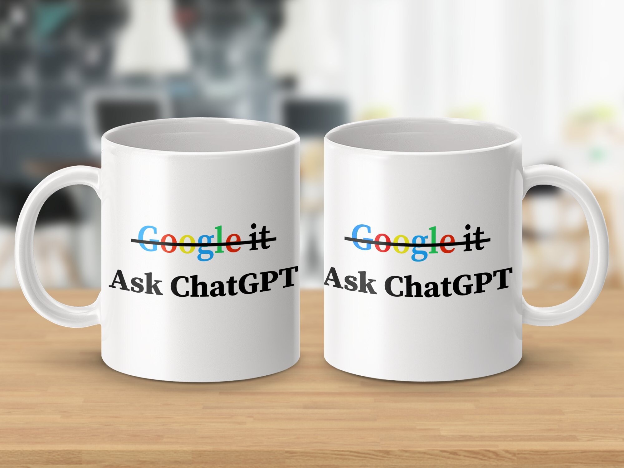 Don't Google, Ask Chatgpt Ceramic Mug, Open Ai, Funny Mug - Etsy