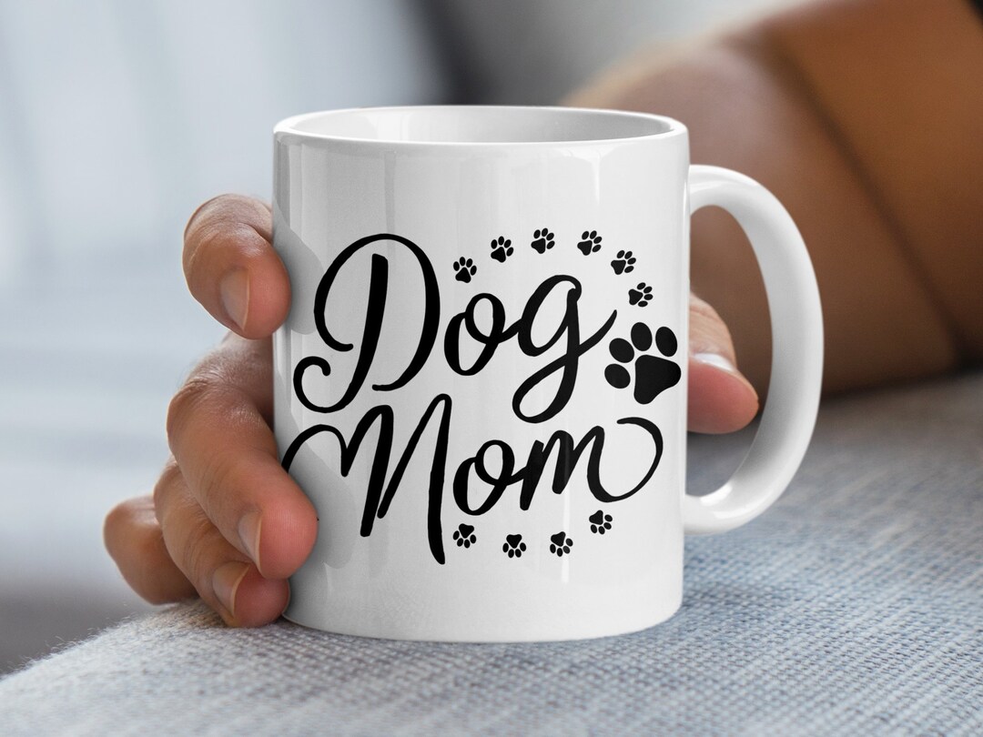 Dog Mom Ceramic Mug, Dog Momma, Fur Mommy, Mug for Dog Lovers, Dog Mom ...