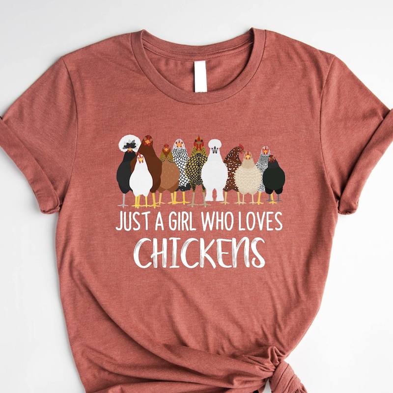 Chicken Tee Shirt Adult - Etsy
