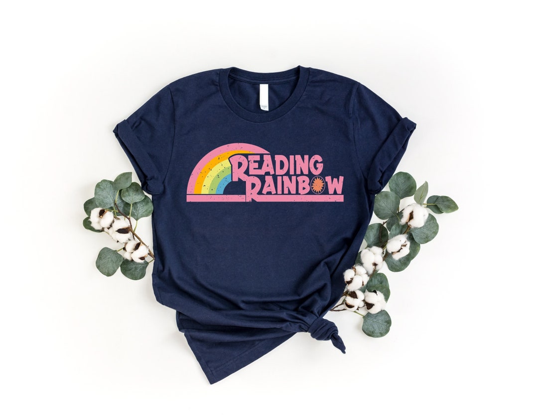 Reading Rainbow Shirt, Rainbow School Shirt, Rainbow Book Shirt, Book ...