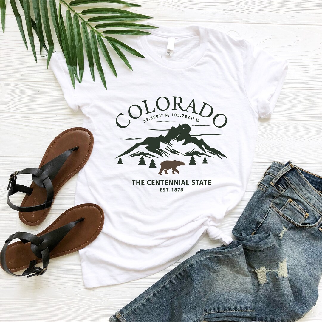 Colorado Shirt, Adventure Shirt, Hiking Shirt, Colorado Traveler Tshirt ...