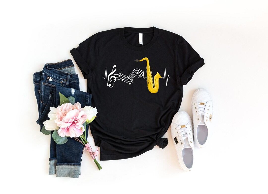 Saxophone Shirt, Jazz Lover Shirt, Gift for Saxophonist, Saxophone ...