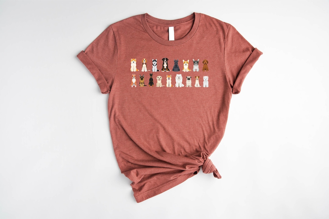 Dog Types Shirt, Different Types of Dogs Shirt, Dog Person Shirt, Dog ...