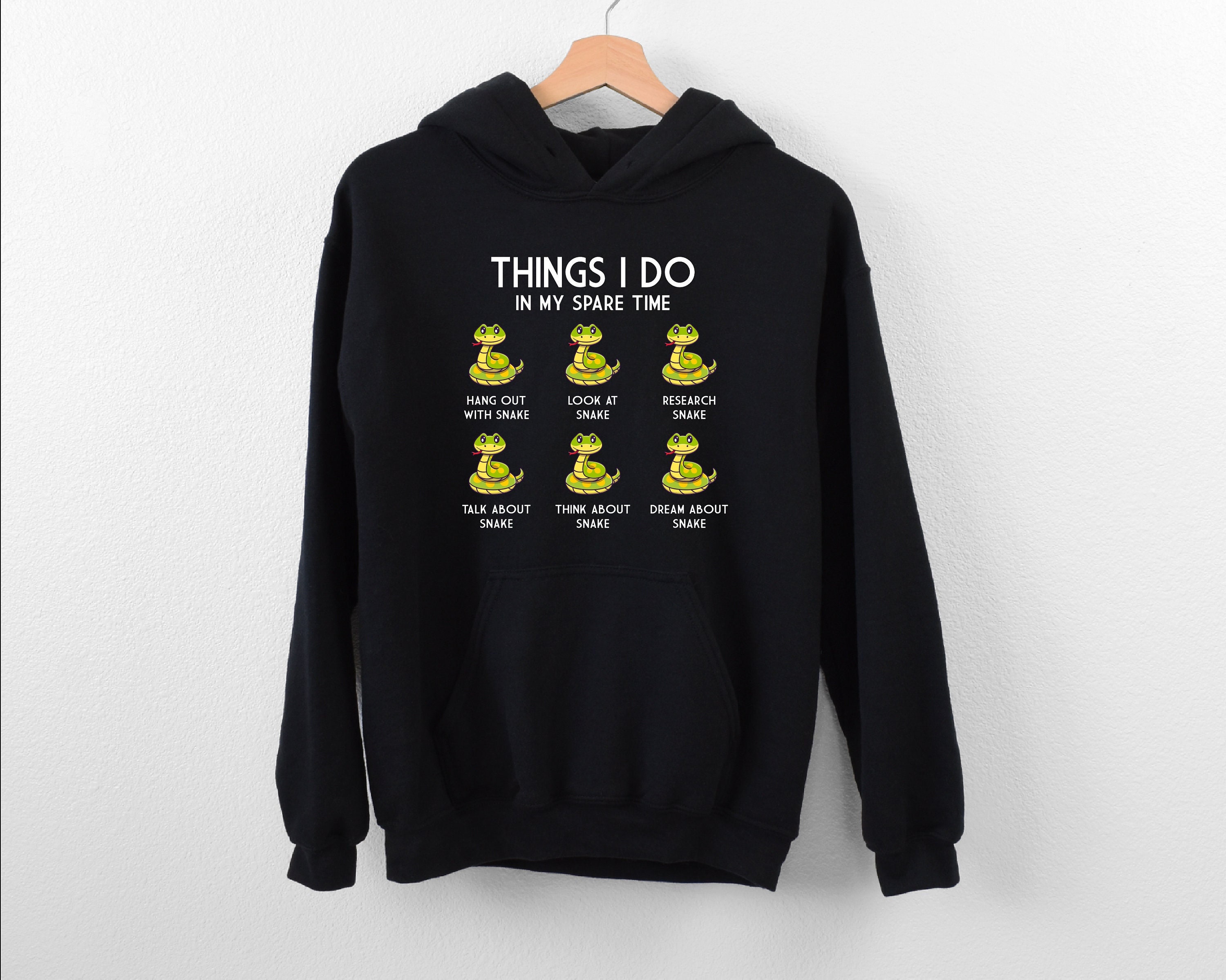 Snake Hoodie, Snake Lover Hoodie, Snake Enthusiast Hoodie, Gift for ...