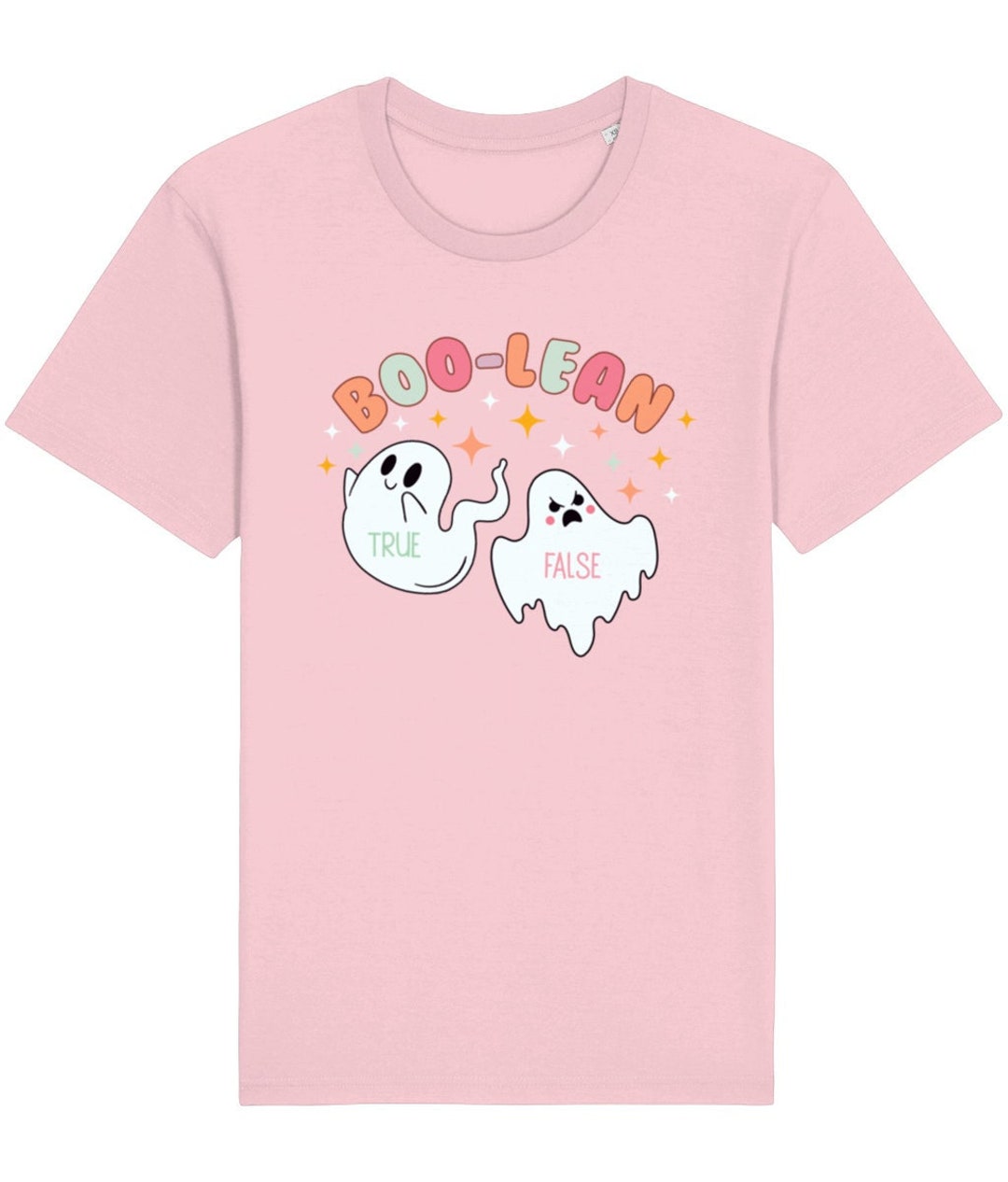Boo-lean Halloween-inspired Tech-themed T-shirt | Spooky Kawaii Style ...