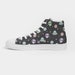 UFO Pattern Women's High-top Shoes | Space Alien Canvas Shoes | Science ...