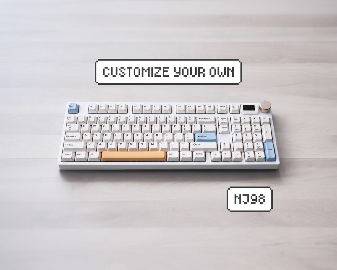 Customize Your Own Keydous NJ98 Custom Wireless 96% Keyboard With Lubed ...