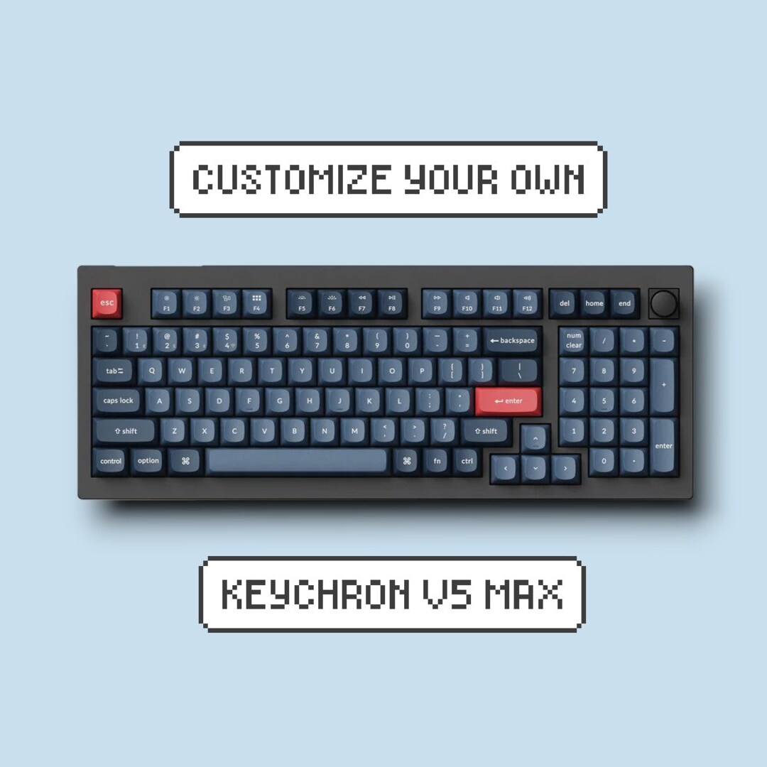 Customize Your Own Keychron V5 Max Custom Wireless 96% Keyboard With ...