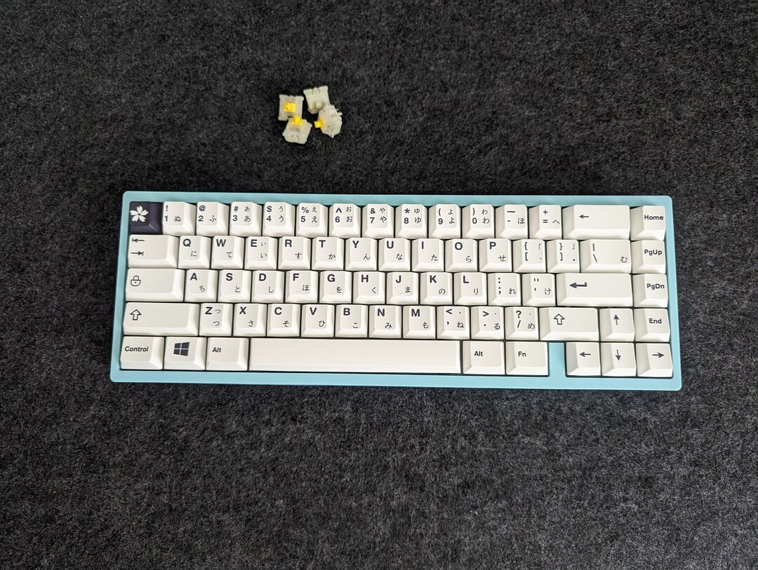 KBD67 Lite R4 With Lubed Gateron Milky Yellow Switches || Custom 65% Hot-swap Modded Keyboard - Etsy