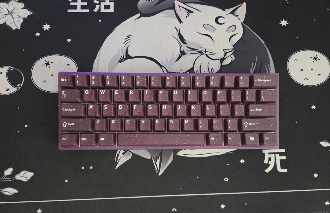 Womier Wk61 Pro + Ktt Grapefruit Switches || Custom Translucent 60% ...