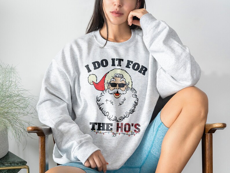 Adult Humor Santa Clause I Do It for the Ho's Ho's 2 Png Set Png File ...