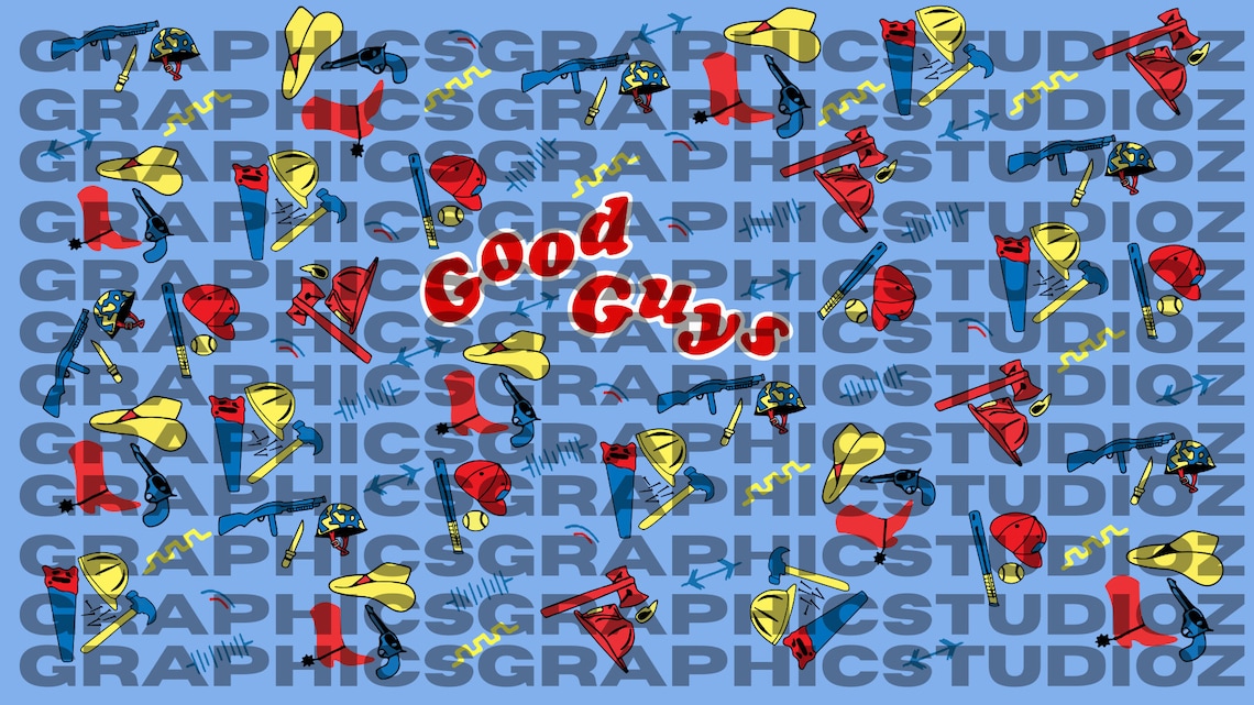Funny Good Guy Pattern Chuck Overalls Png/ai/svg Editable Files ...
