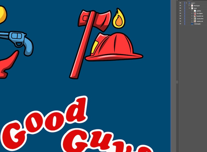 High Quality Cricut Good Guy Icons Chuck Overalls Png/ai/svg 300dpi ...
