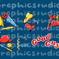 Funny Good Guy Pattern Chuck Overalls Png/ai/svg Editable Files ...