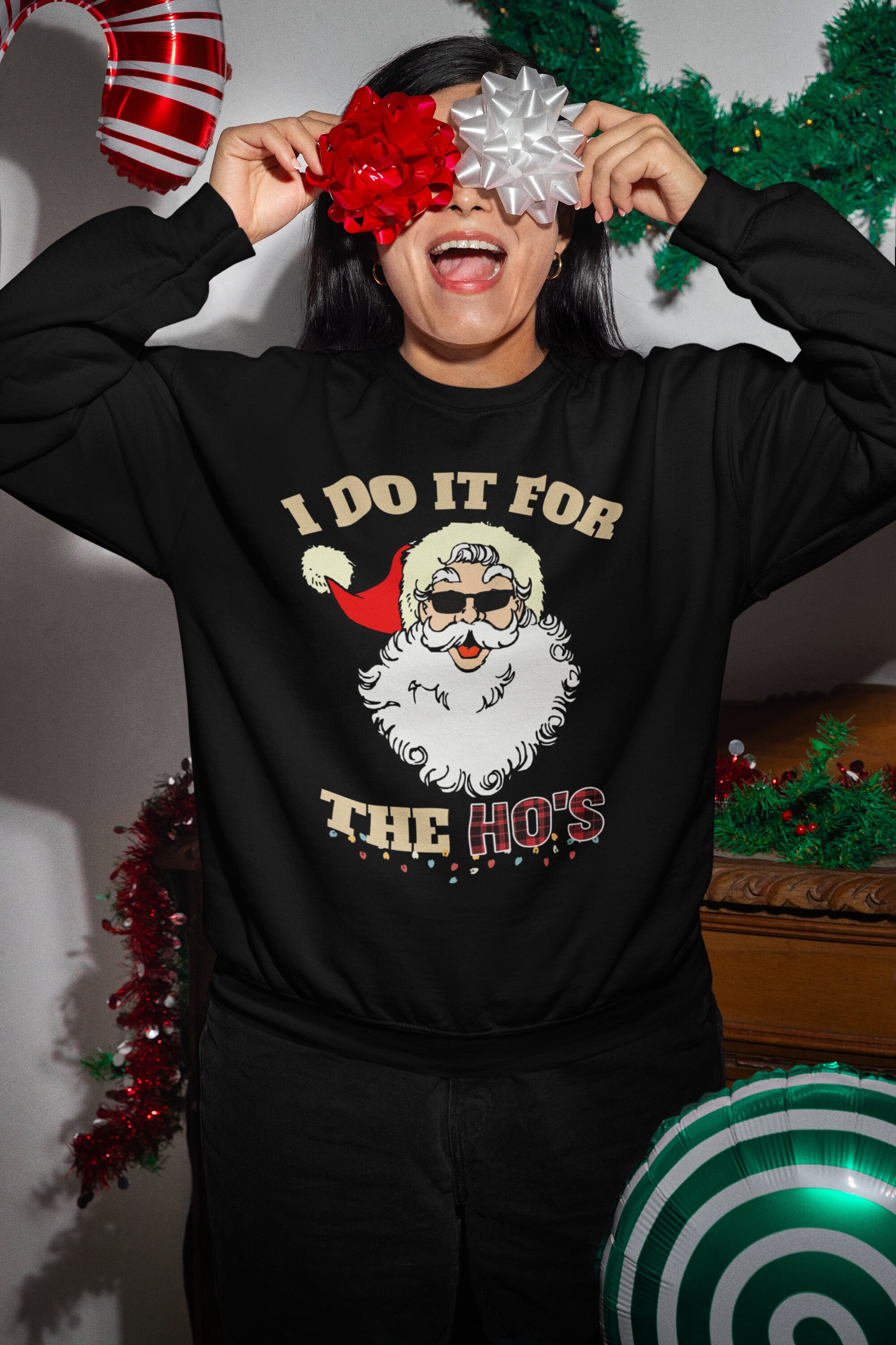 Adult Humor Santa Clause I Do It for the Ho's Ho's 2 Png Set Png File ...