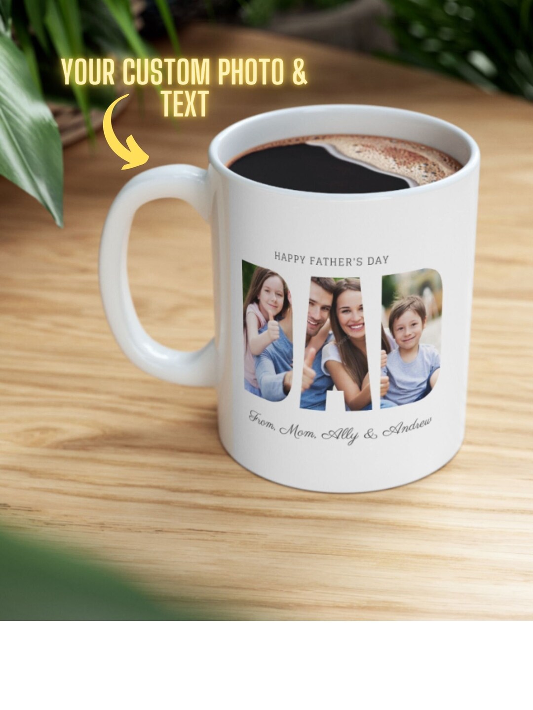 Personalized Dad Mug,father's Day Mug Gift,dad Birthday Gift,fathers ...