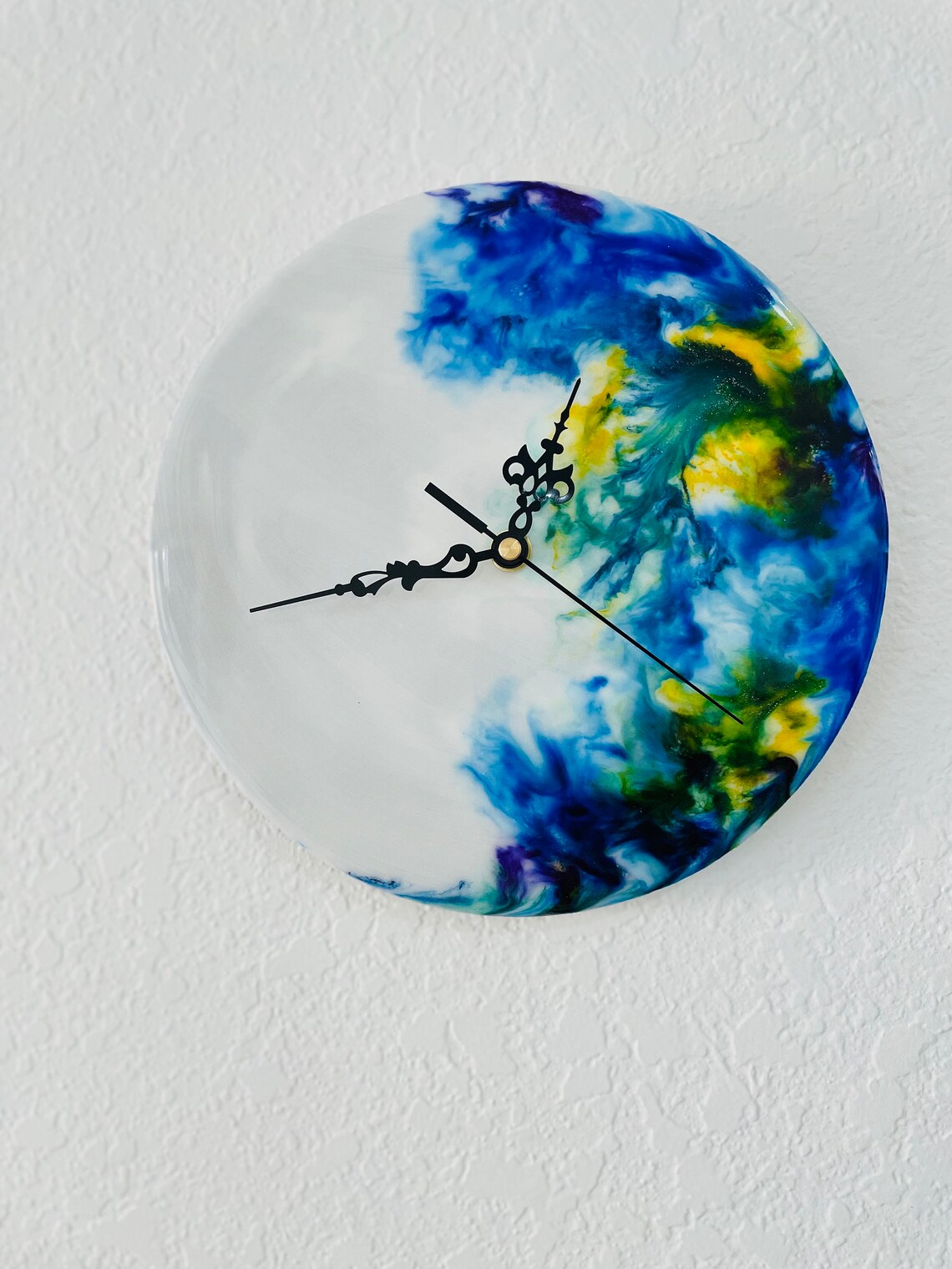 Resin Wall Clock - Etsy