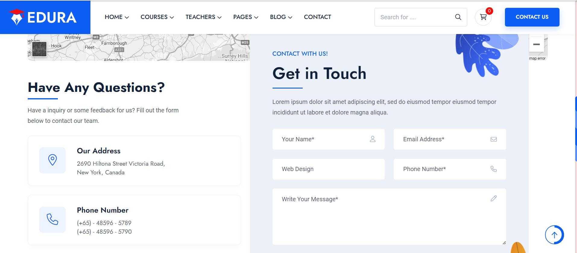 Edura Online Courses & Education Wordpress Theme - Etsy