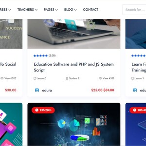 Edura – Online Courses & Education Wordpress Theme - Etsy