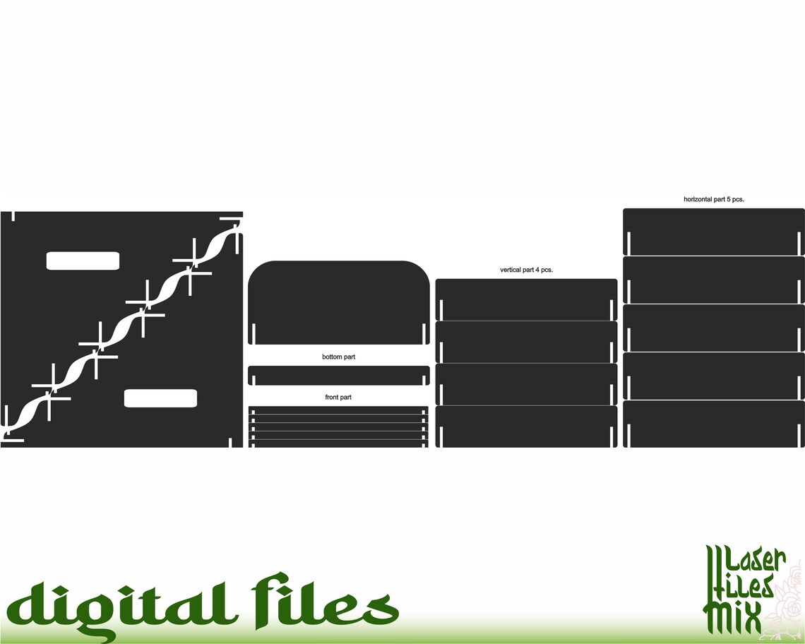 Laser Cut Files Craft Show Stand Display Craftfair 5 Tiered - Etsy