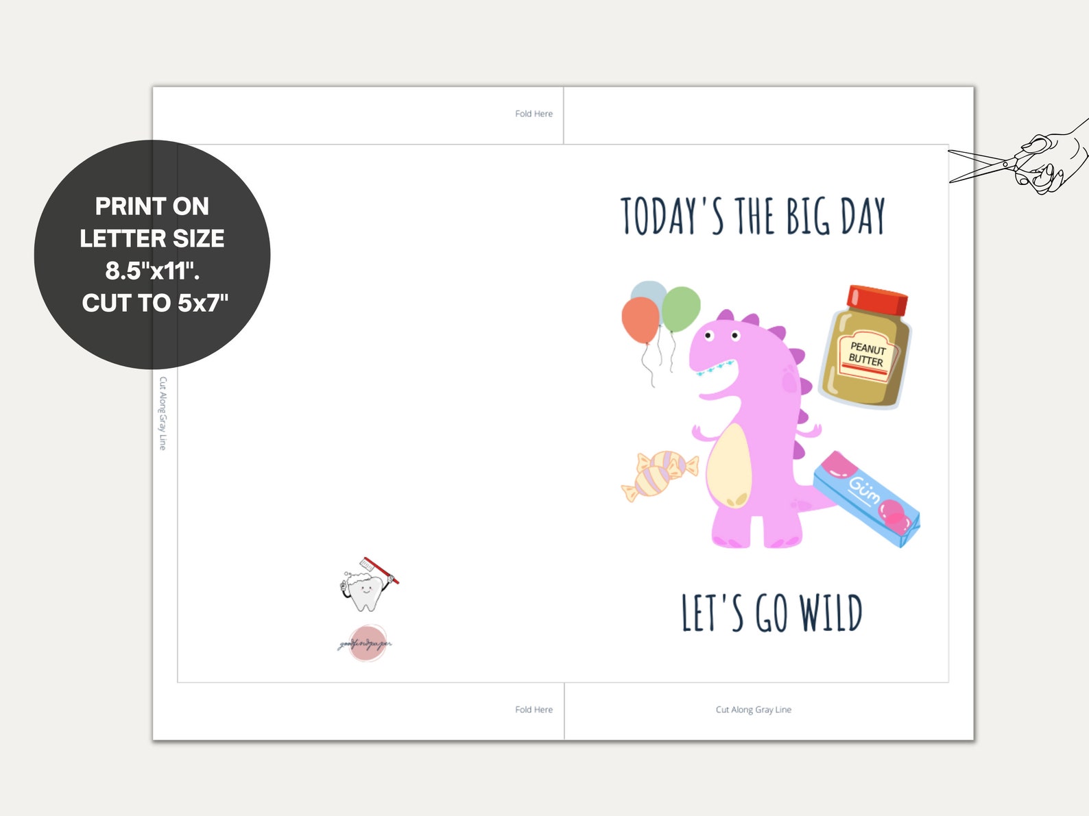 Braces Card | Orthodontist Card | Celebrate Braces On/off | Printable ...