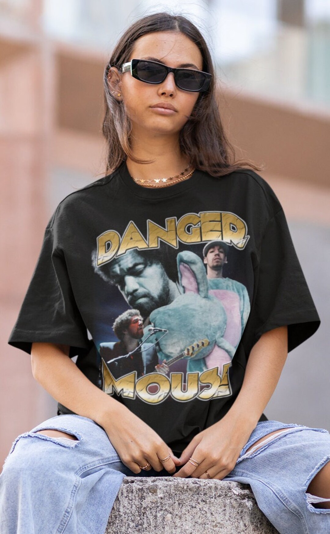 DANGER MOUSE Hiphop Tshirt Danger Mouse Sweatshirt Vintage Danger Mouse ...
