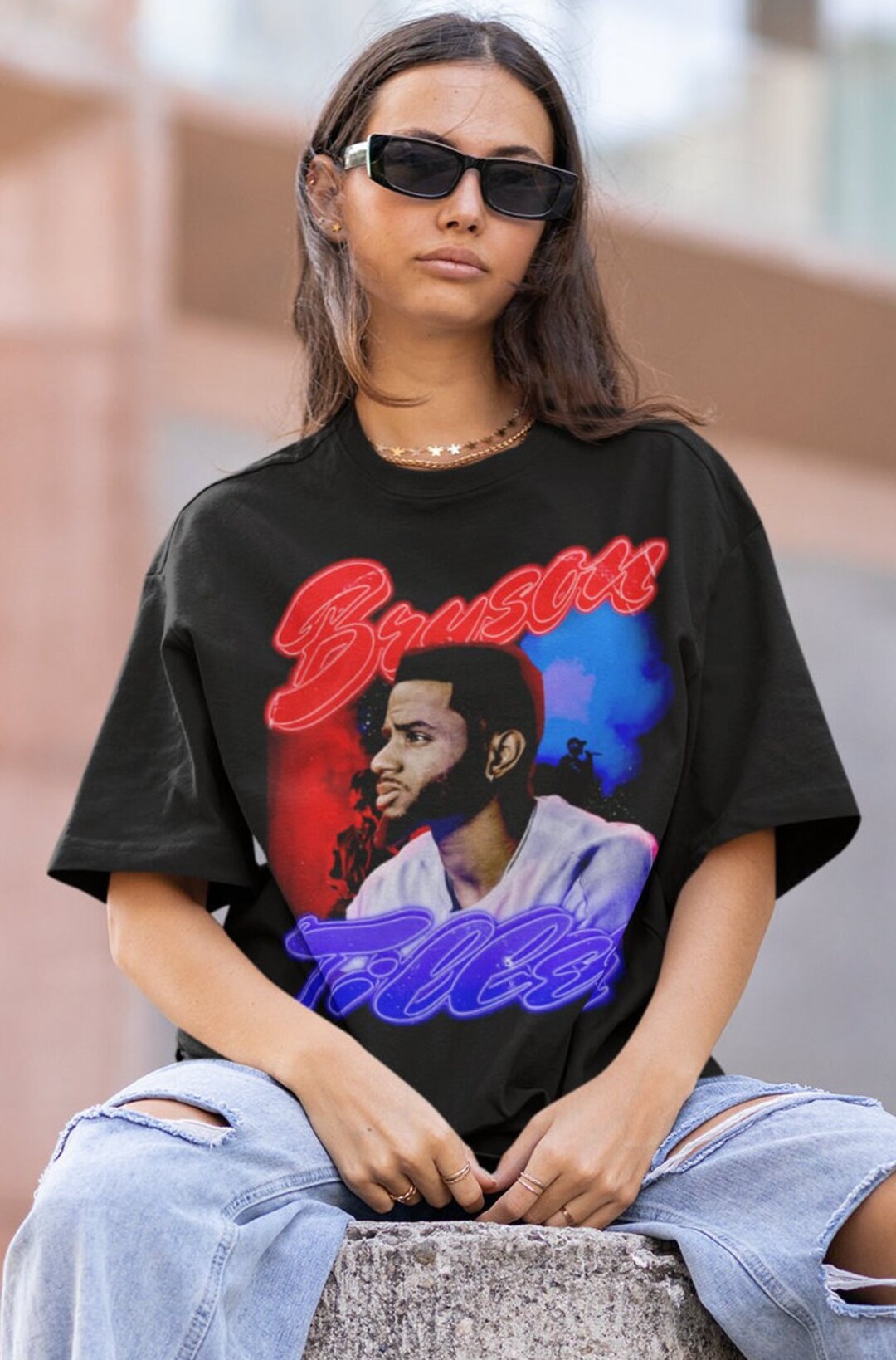 BRYSON TILLER HIPHOP Camiseta / Bryson Tiller Sudadera Vintage / Bryson ...