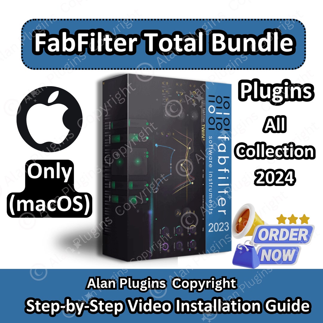 Fabfilter Total Bundle Plugins 2024 for Music Production Software, Daw ...