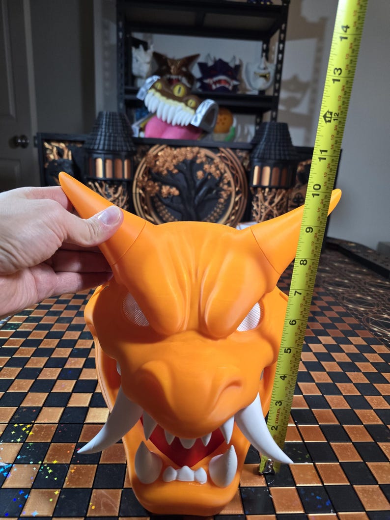 Charizard Menpo Mask: Cosplay, Home Decor - Etsy