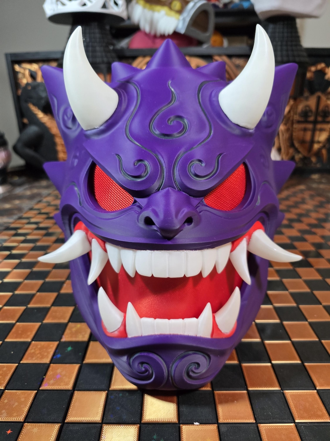 Gengar Menpo Mask - Cosplay, Home Decoration - Etsy