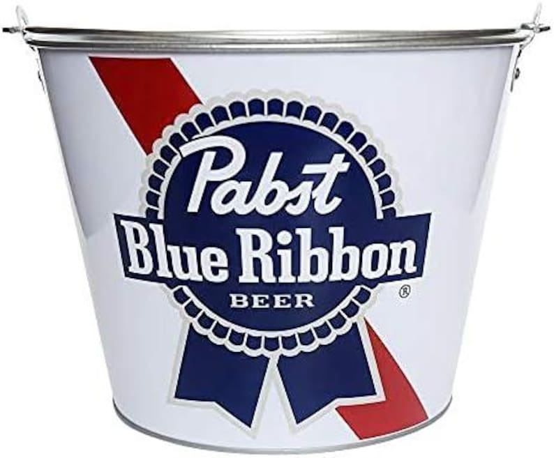 Pabst Blue Ribbon PBR Galvanized Metal Beer Bucket - Etsy