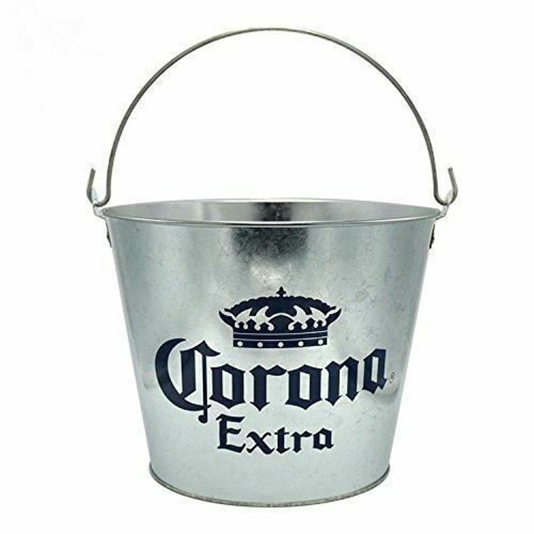 Corona Extra - Galvanized Metal Beer Bottle Bucket With Handle - Etsy