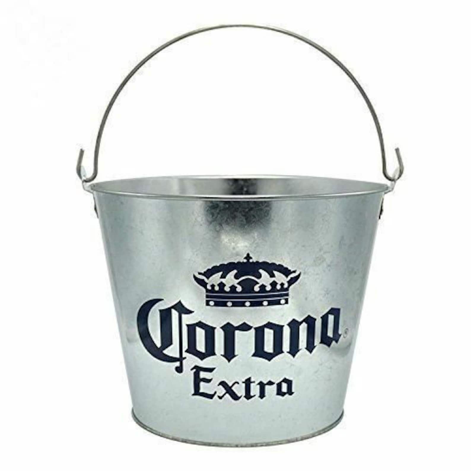 Corona Extra - Galvanized Metal Beer Bottle Bucket With Handle - Etsy