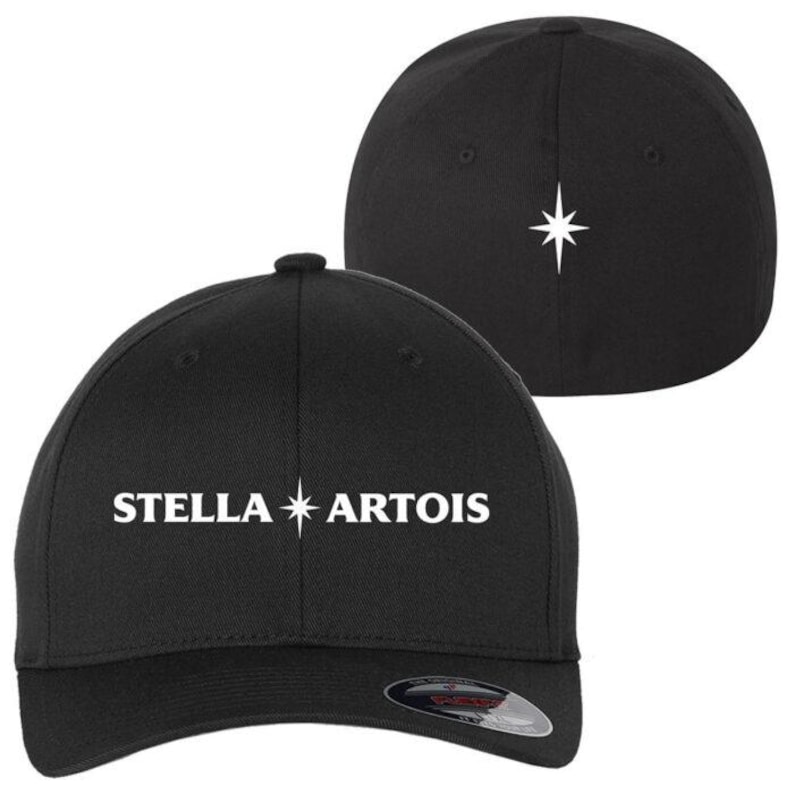 Stella Artois Signature Red Star Logo Hat - Black - Etsy