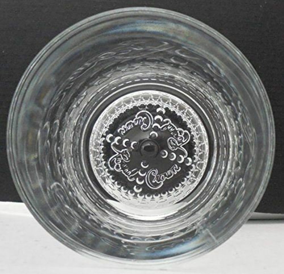 Crown Royal Rocks Glass Logo on Bottom - Etsy