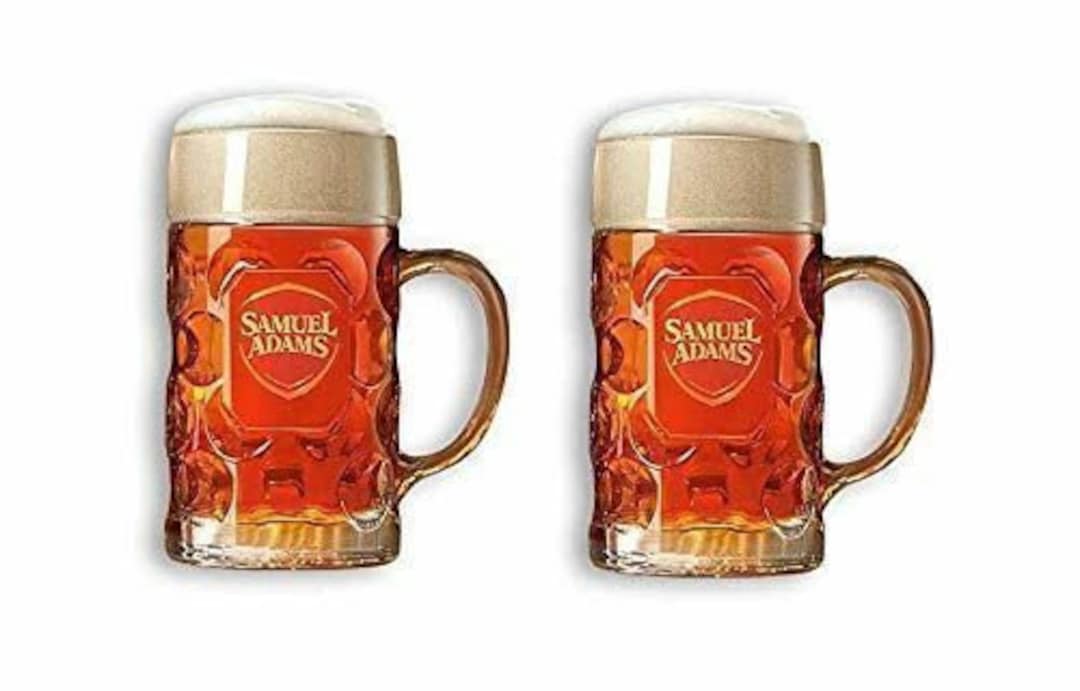Samuel Adams White Shield Logo Tankard Hoisting Stein - 0.5 Liters ...
