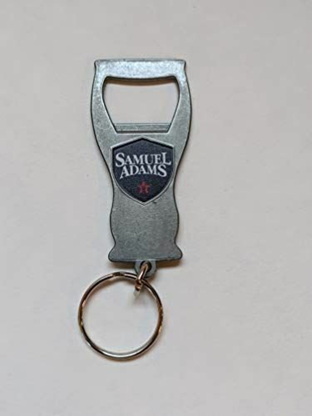 Samuel Adams Keychain Bottle Opener - Blue Shield - Etsy