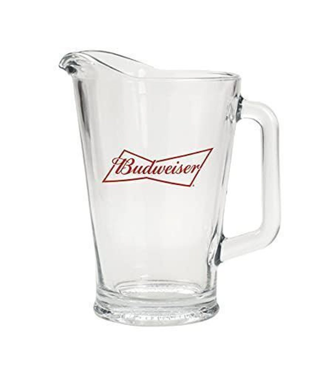Vintage Budweiser King of Beers Glass Pitcher With Red Decal - Etsy