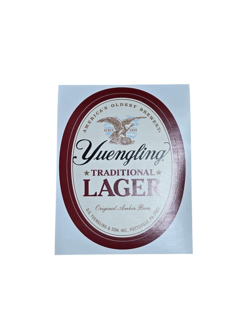 Yuengling Lager Signature Beer Logo Decal Sticker - Etsy