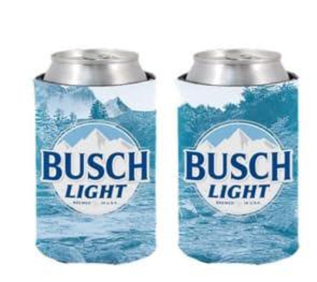 Busch Light Beer Can Cooler, Mountain Design Neoprene Can Cooler, Set ...