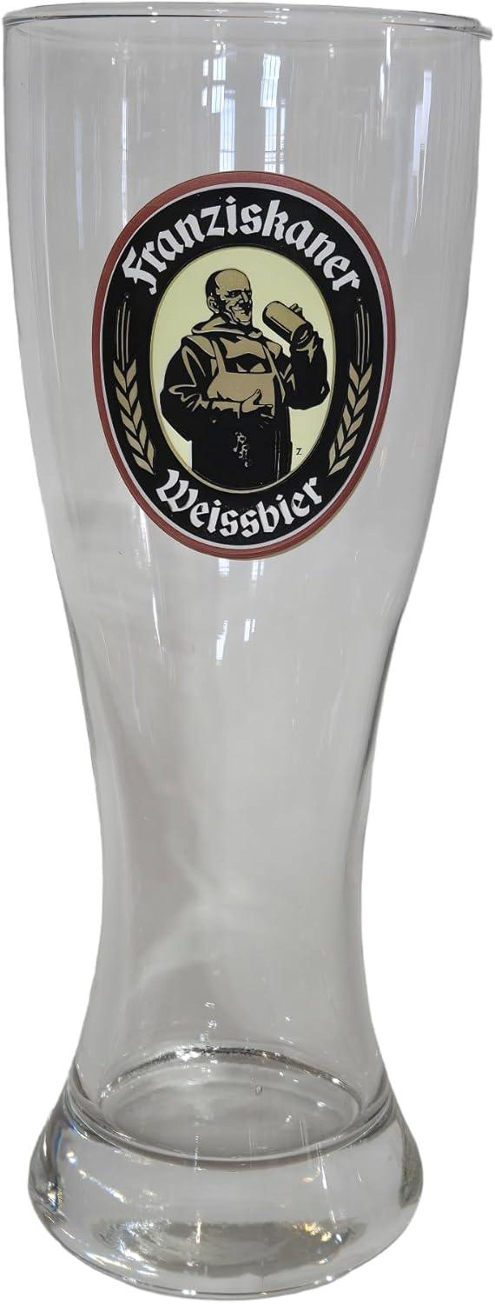 Franziskaner Weissbier Wheat Beer Glass | Xl .5 L Glass - Set of 2 - Etsy