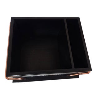 Tito's Handmade Vodka Bar Caddy, Black With Copper Accents, Bar ...