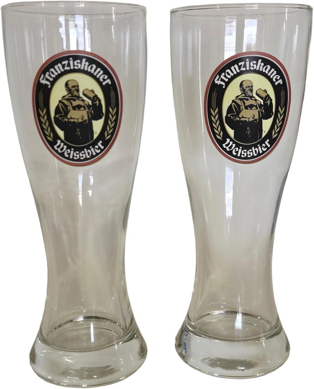 Franziskaner Weissbier Wheat Beer Glass | Xl .5 L Glass - Set of 2 - Etsy