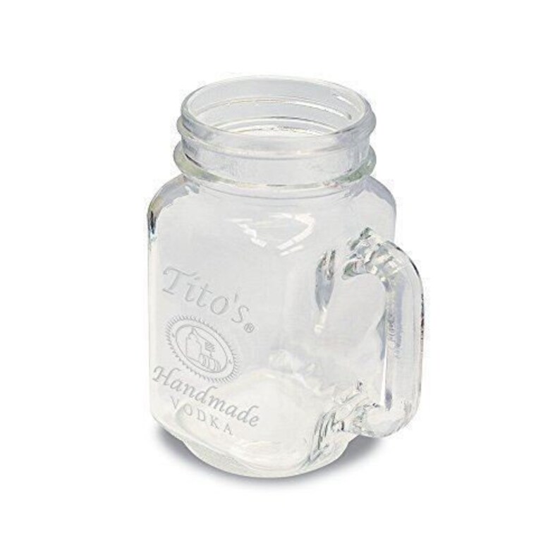 Tito's Vodka Mason Jar Moscow Mule Glass Mug Set of 2 - Etsy