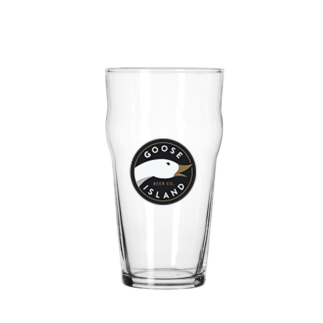 Goose Island Signature Nonic Beer Glass, 2-pack - Etsy